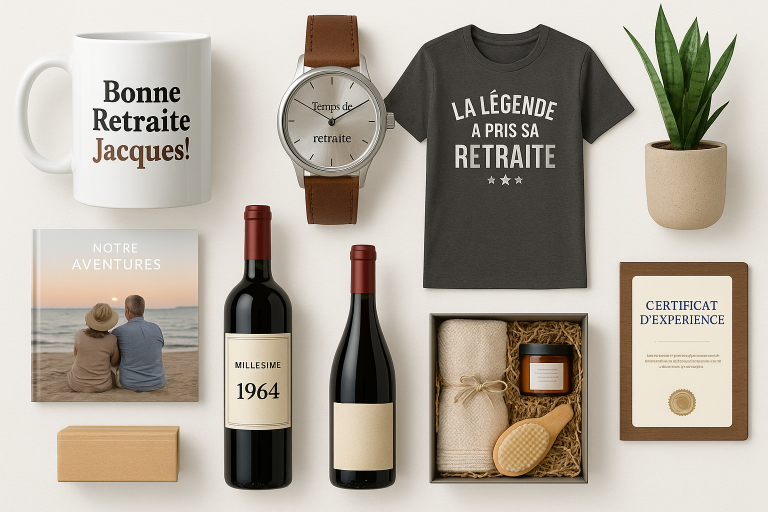 25 idées de cadeaux de retraite originaux et mémorables (2026)